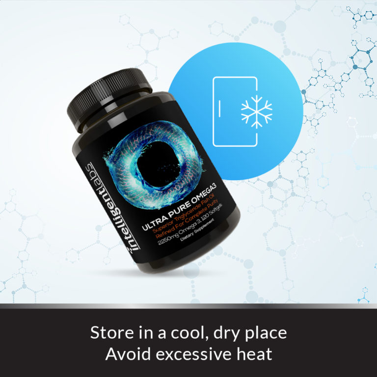 Pure Omega 3 Fish Oil Supplement - Intelligent Labs