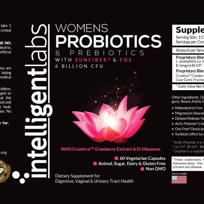 Women's Probiotics and Prebiotics - Intelligent Labs